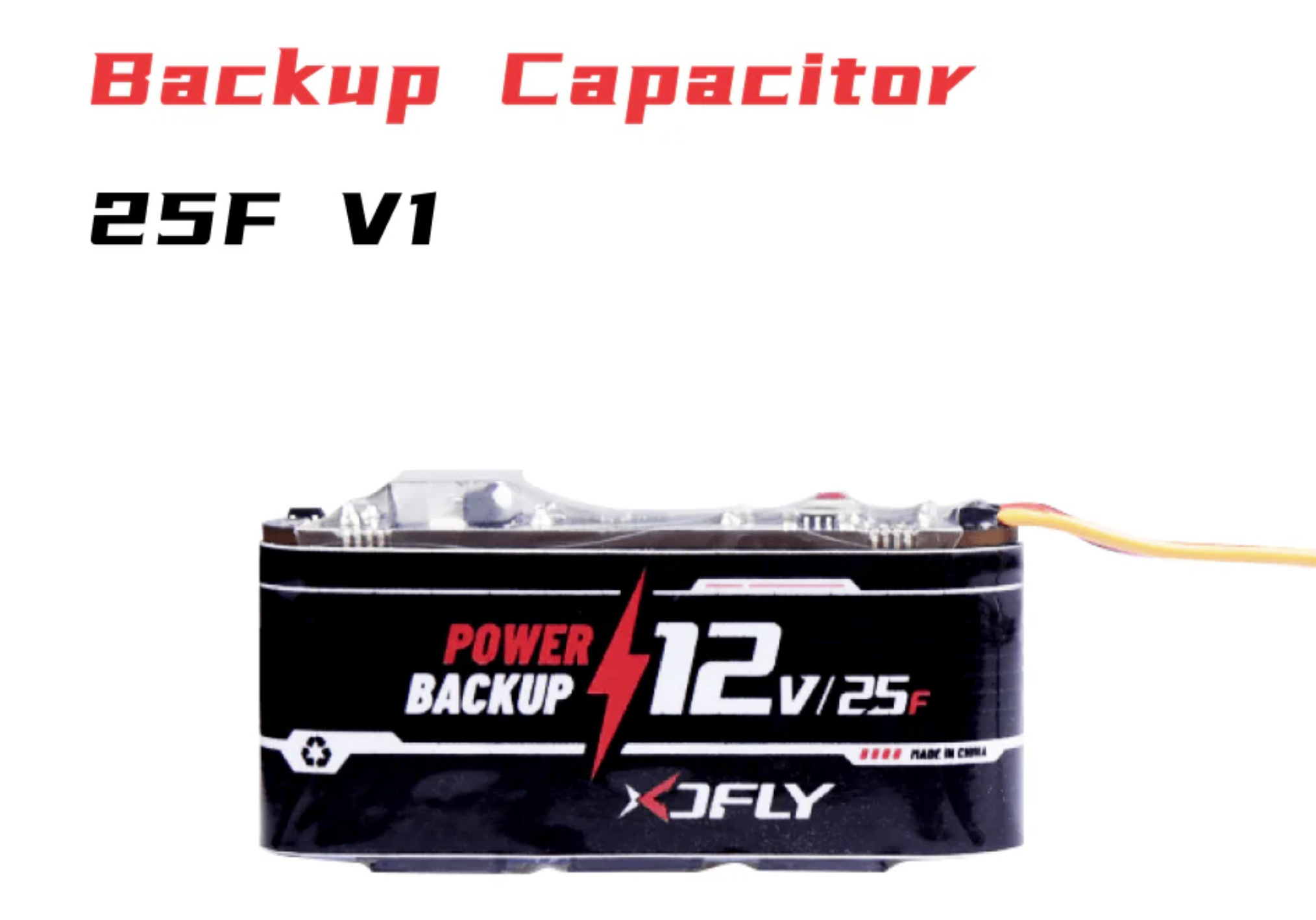 XDFly Power Backup Capacitor 25F V1 12V 25A For RC Helicopter | VLV ...